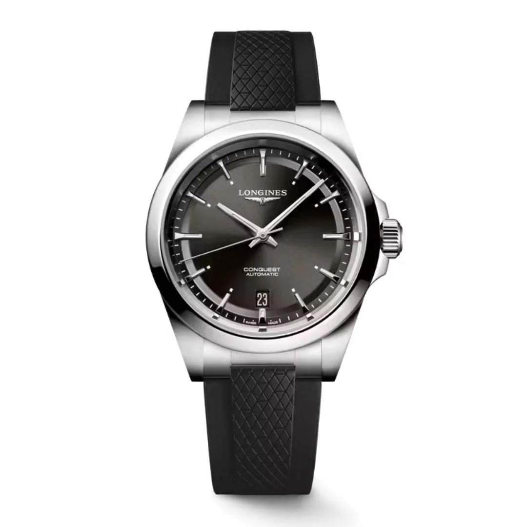Conquest Silver Dial 38MM Watch – Kury Alta Relojeria
