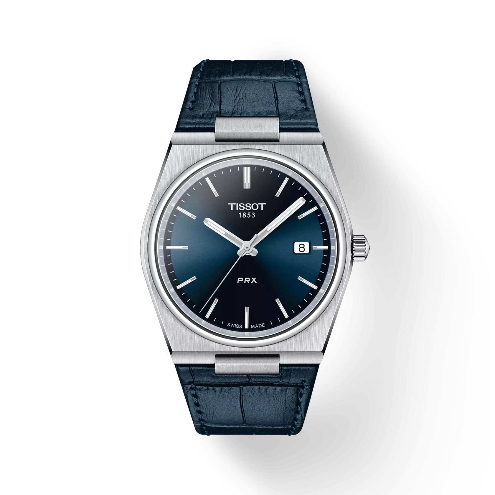 PRX 40250 Blue Leather Strap 40MM Watch – Kury Alta Relojeria