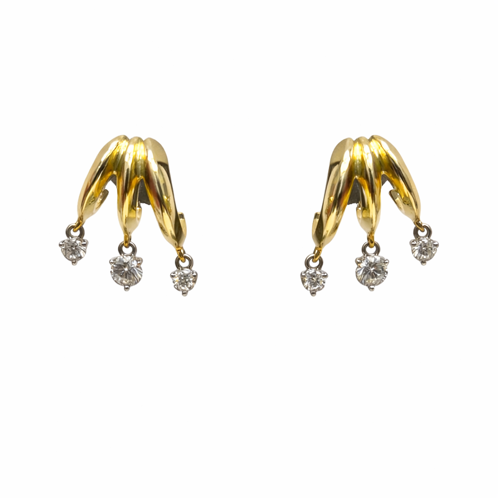Triple Huggie Earrings – Kury Alta Relojeria
