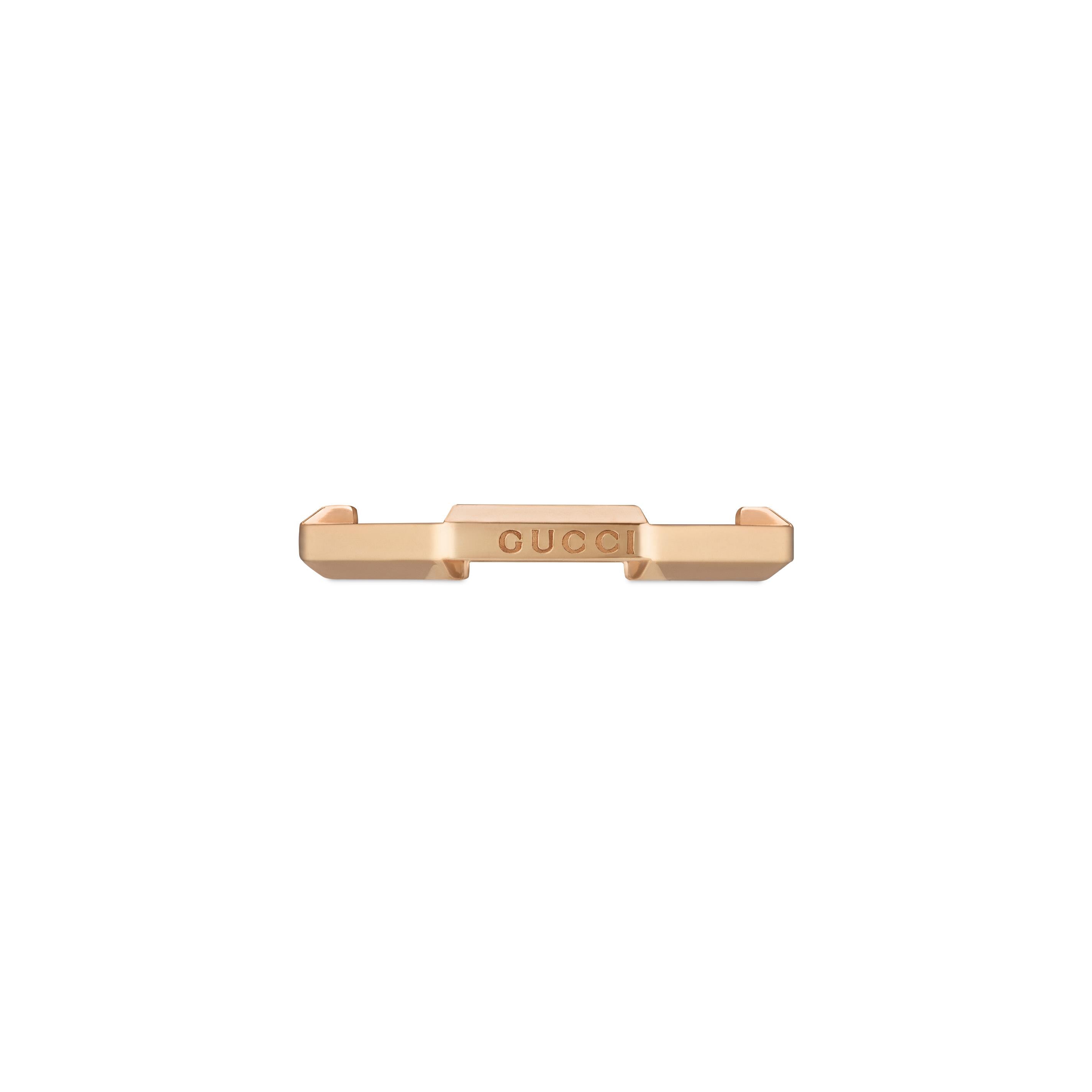 Link To Love Mirror Finish Pink 18K Gold 3MM Ring – Kury Alta Relojeria