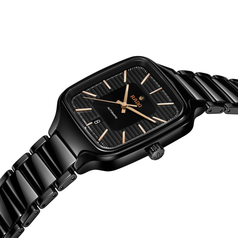 R27078172| RADO |New True Square, 38 mm, Automatic, Square, High-Tech ...