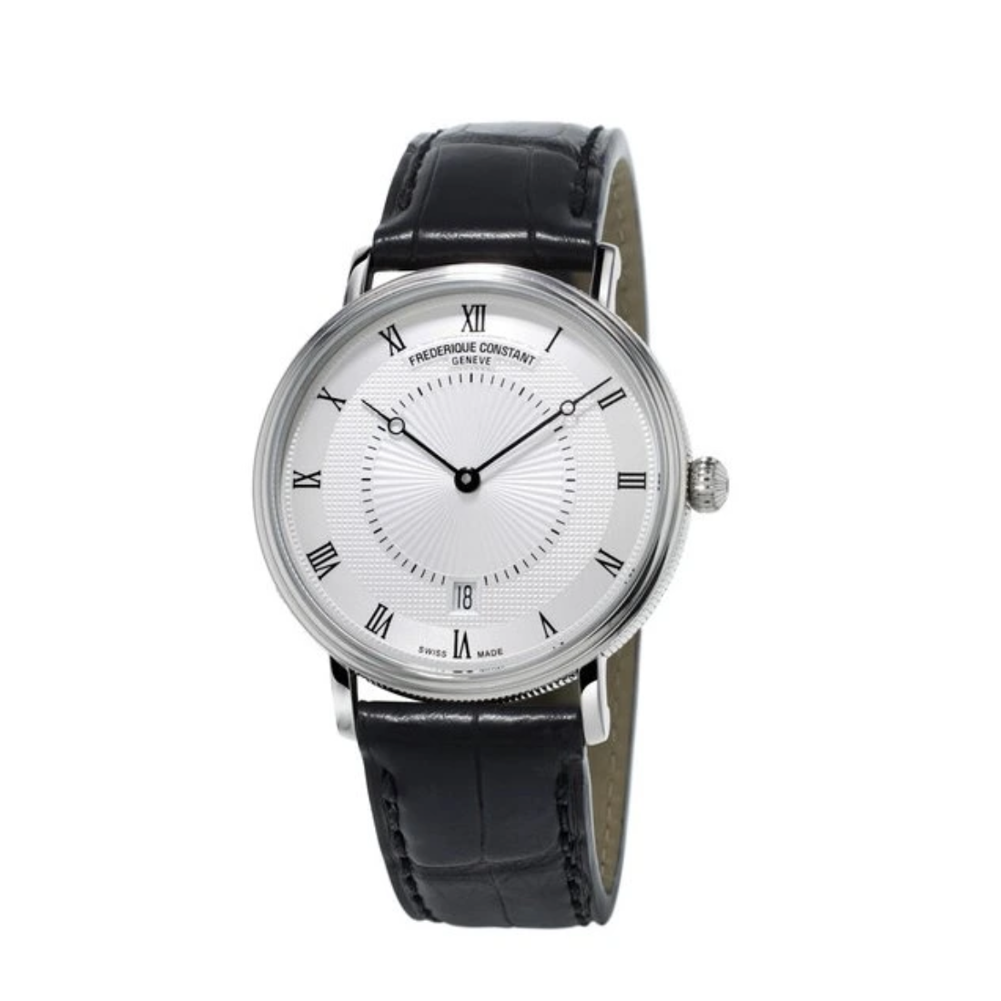 Slimline Classic Black Leather Strap 39MM Watch – Kury Alta Relojeria