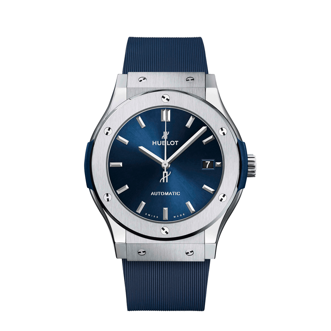 Classic Fusion Blue Titanium Case 42MM Watch – Kury Alta Relojeria