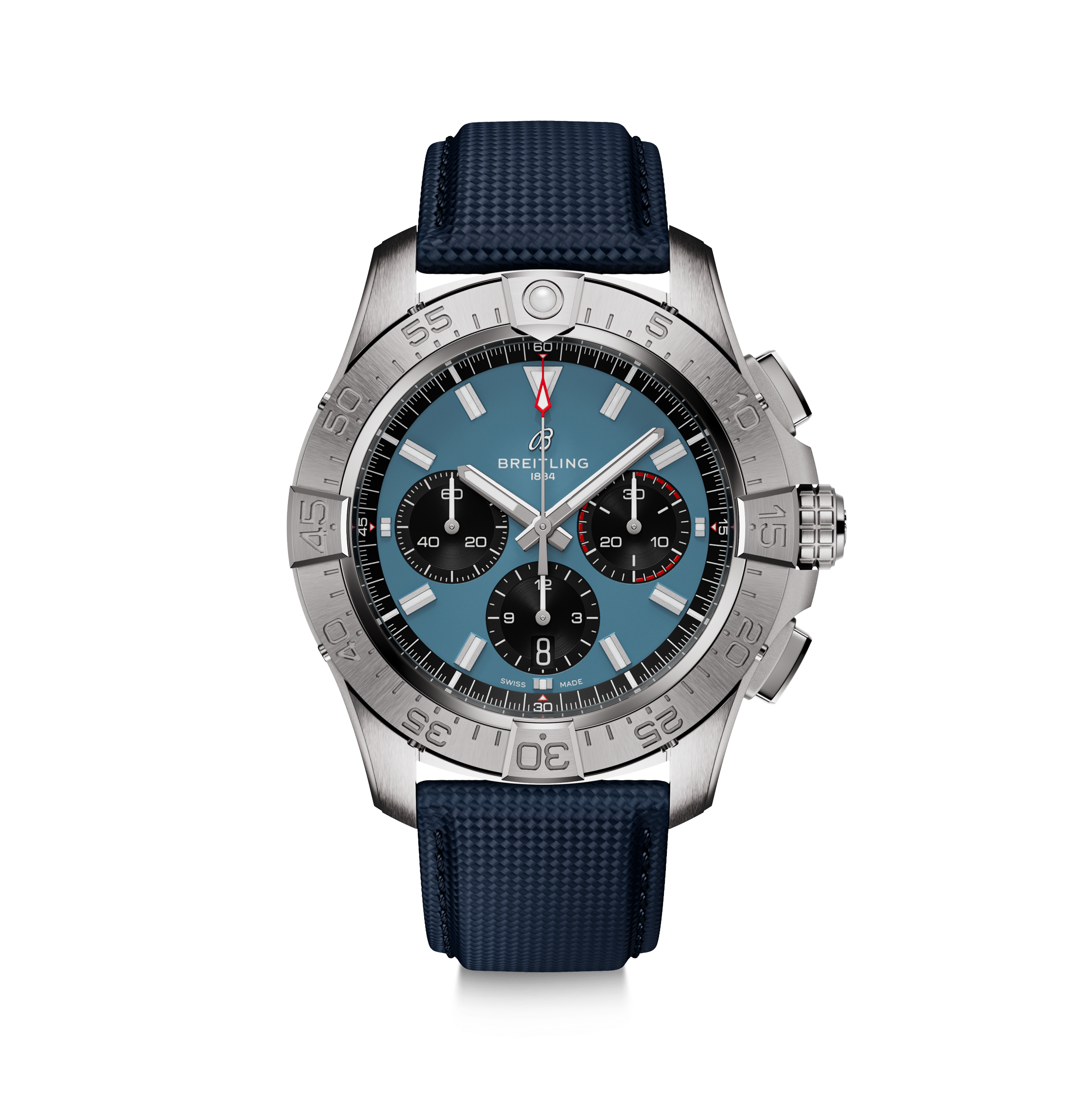 Avenger B01 Chronograph Blue 44MM Watch – Kury Alta Relojeria