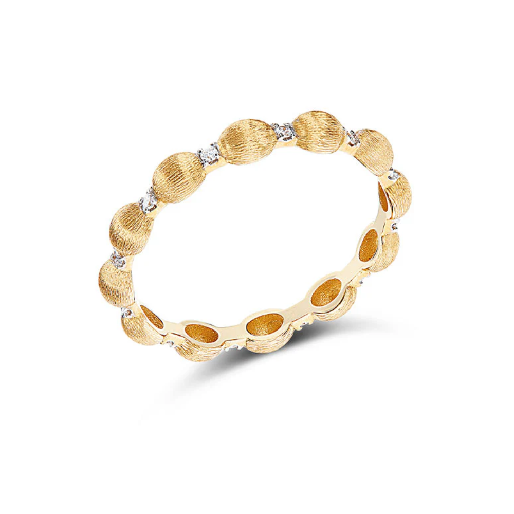 Elite Dancing Accents and Hand-Engraved Gold Boules Ring – Kury Alta ...